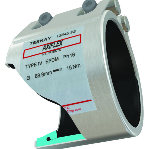 Nicht zugfeste Kupplung AXIFLEX aus 1.4404 / Edelstahl / NBR - PN 10 ...